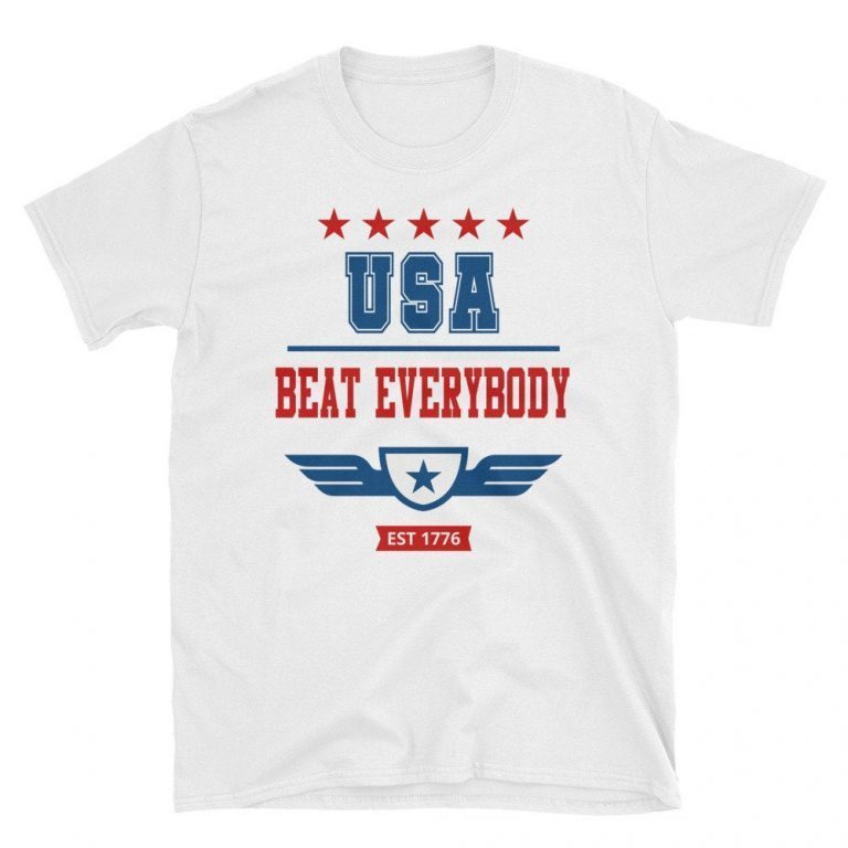 USA beat everyone t-shirt, USA vs everyone shirt Short-Sleeve Unisex T ...