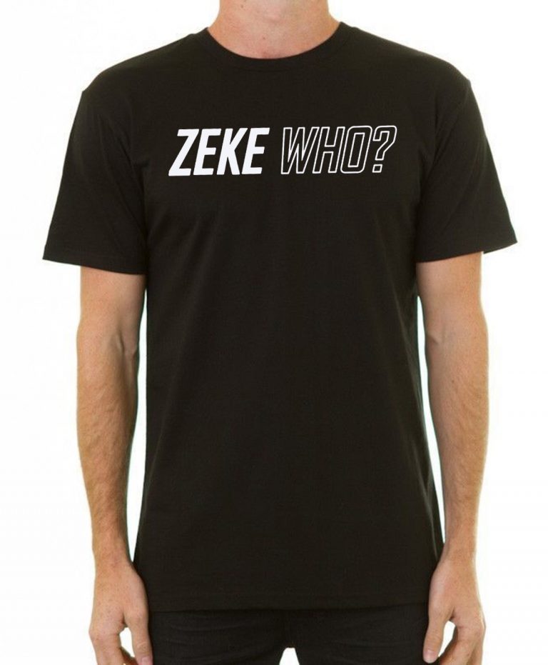 Zeke Who Ezekiel Elliott Official T-Shirt