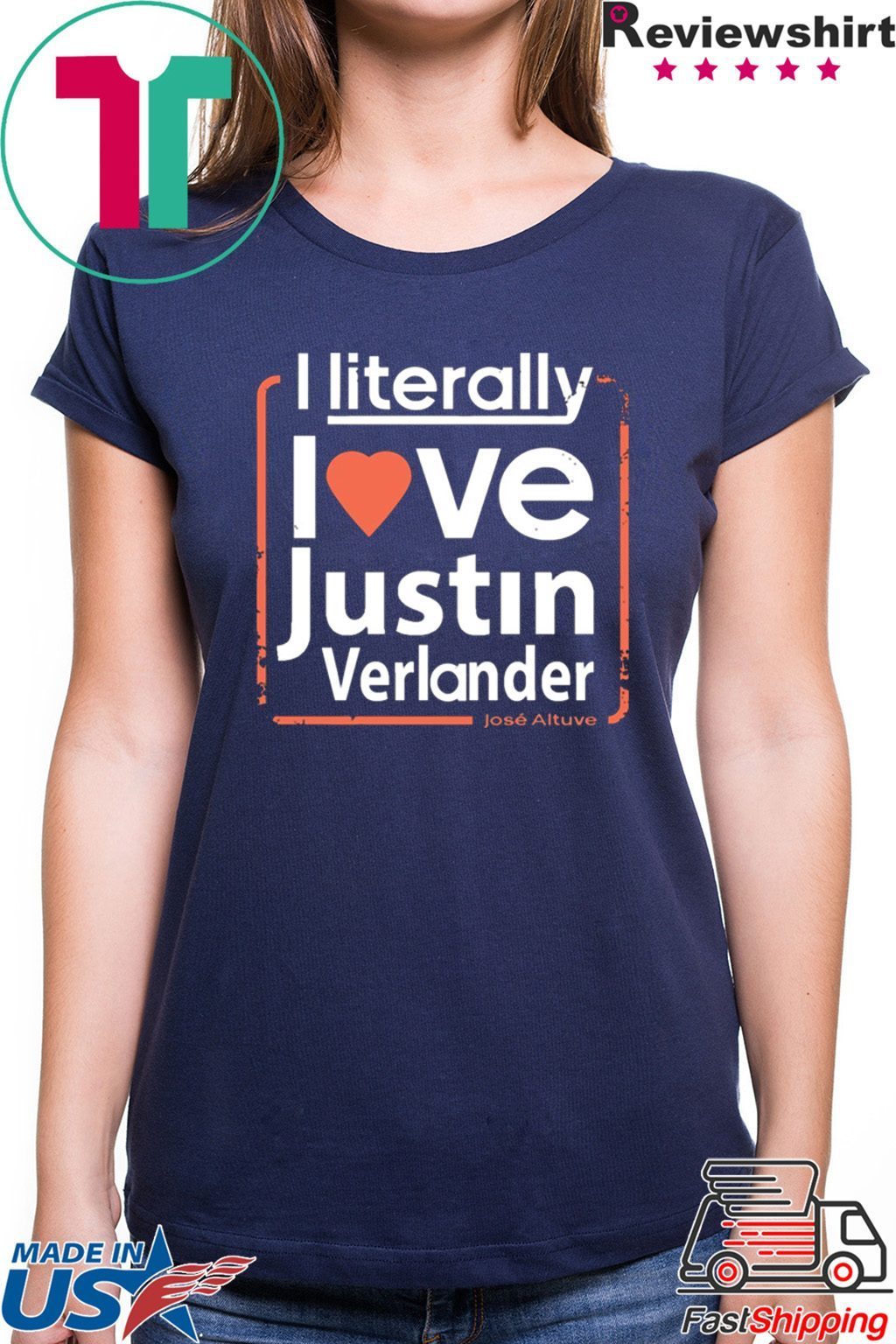 “I literally love Justin Verlander” José Altuve T-Shirt