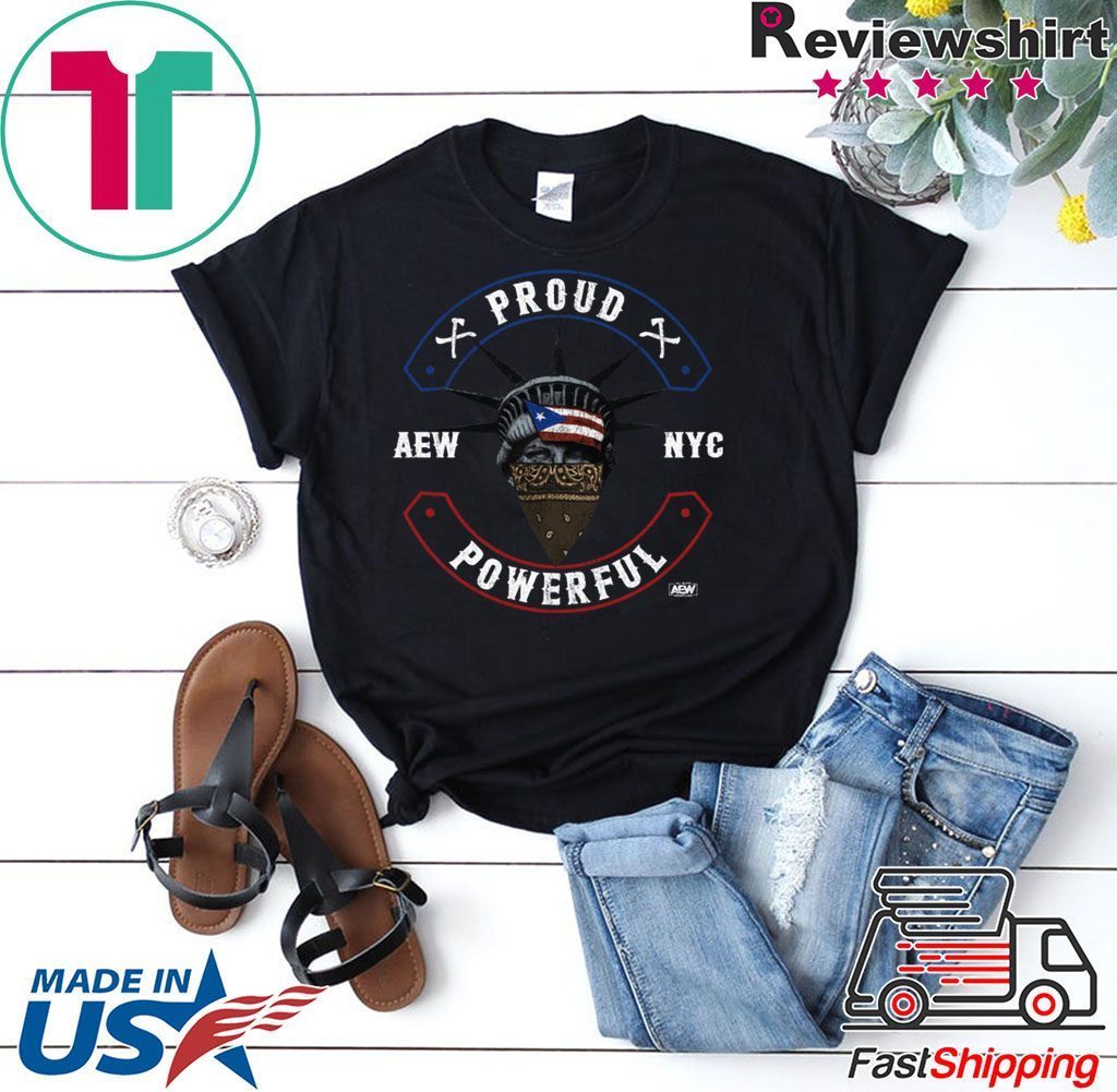 Aew shirts Aew Merch Santana and Ortiz – Proud and Powerful Shirt