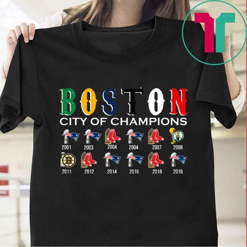 Boston City of Champions 2020 T-Shirt